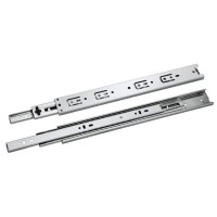 Quality Iron Steel Ball Bearing Soft Close Drawer Slides , Cabinet Drawer Tracks for sale