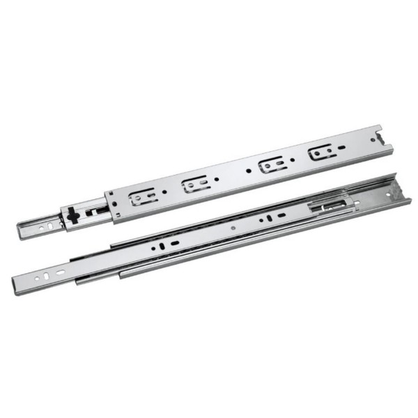 Quality Iron Steel Ball Bearing Soft Close Drawer Slides , Cabinet Drawer Tracks for sale