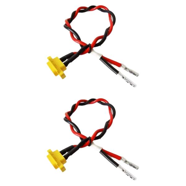 Quality Custom Rechargeable Battery Wire Harness Black With Shielded Battery Adapter for sale