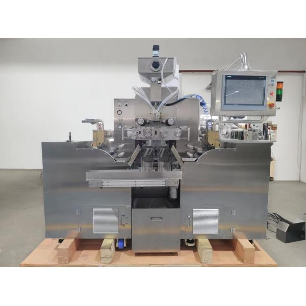Quality Touch Screen Soft Gelatin Encapsulation Machine With Automatic Alarm 5.5kw Power Consumption And 16 Plunges / Side for sale