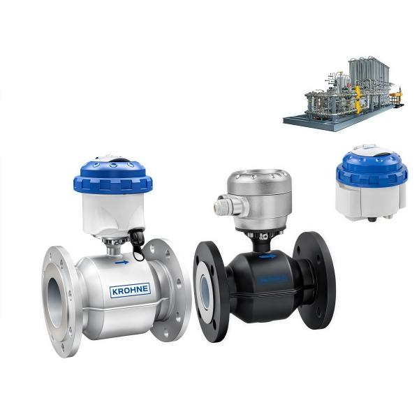 Quality Krohne WATERFLUX 3070 Electromagnetic Liquid Water Meter Flowmeter for sale