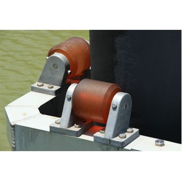 Quality Kaishin Floating Dock Pile Guide Floating Docks / Aluminum Pile Guide Rubber for sale