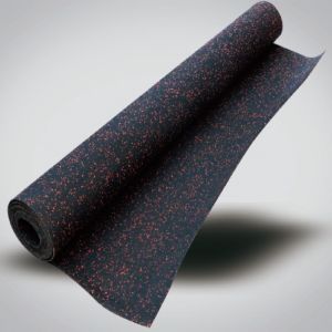 Quality 1220X6mm Non Slip Rubber Matting Roll Shock Absorption Gym Mat Rolls Lightweight for sale
