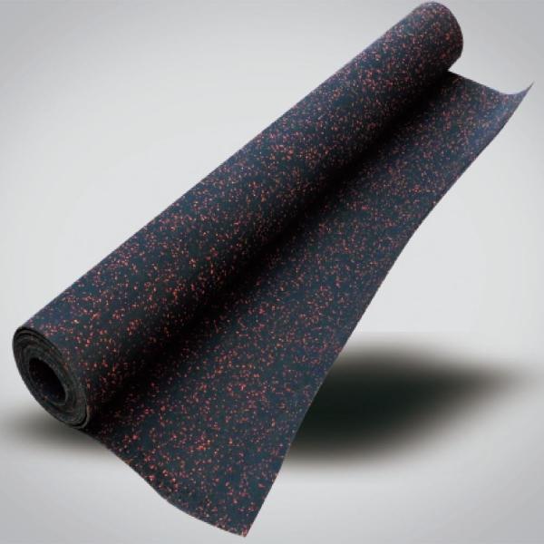 Quality 1220X6mm Non Slip Rubber Matting Roll Shock Absorption Gym Mat Rolls Lightweight For Exercise for sale