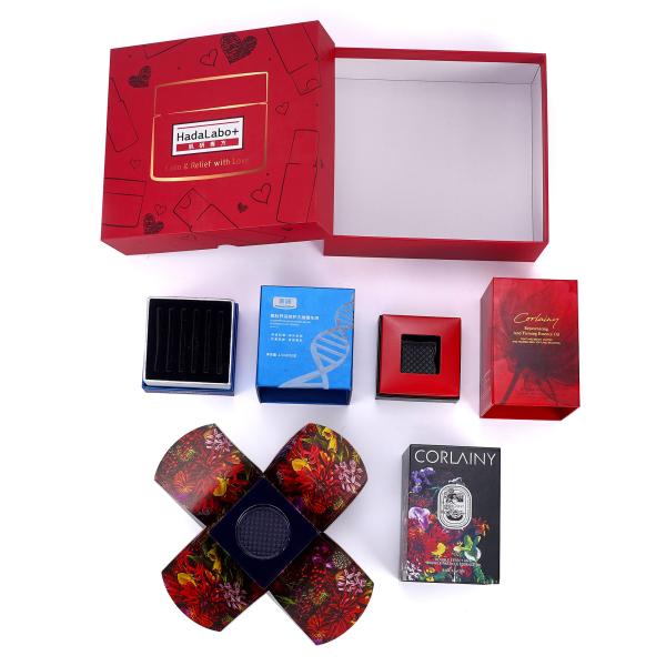 Quality Perfume Skincare Folding Paper Box Luxury Cosmetic Makeup Gift Packaging Box for sale