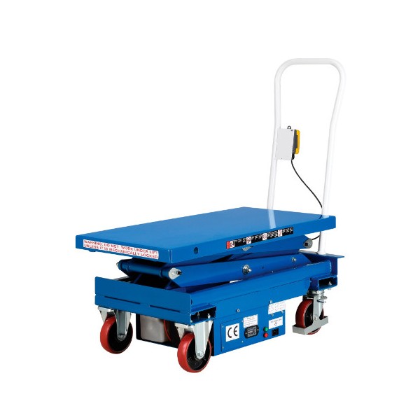 Quality 500Kg 1.5M Lift Height Battery Powered Hydraulic Scissor Lifting Table for sale