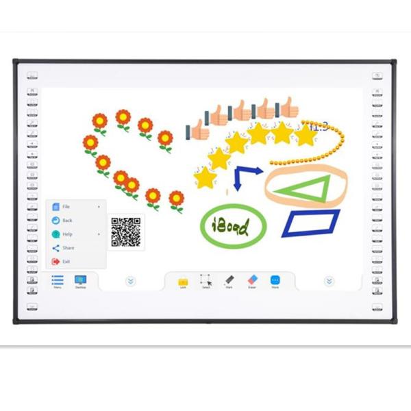 Quality 86 Inch Infrared Interactive Whiteboards With E3 Ceramic/ Nano Surface for sale