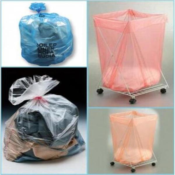 Quality 40Mu Disposable Water Soluble Laundry Bags For Medical for sale