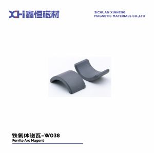 Quality Circular Segment Type Permanent Ferrite Magnets For Automotive Motors W038 for sale
