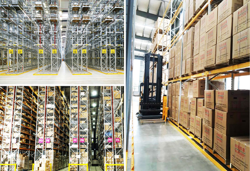 VNA Rack Or Very Narrow Aisle Rack High Density Warehouse Storage Racking
