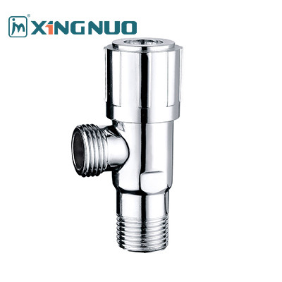 Quality 1/2 inch male theaded plating angle valve Forged Bathroom Brass Angle Valve 3/4