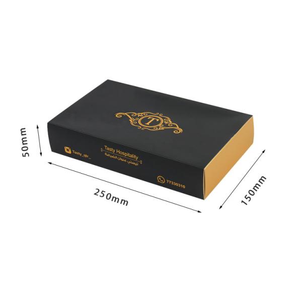 Quality Custom Logo and Size Baklava Packaging Sweet Box for Matt Lamination Printing for sale