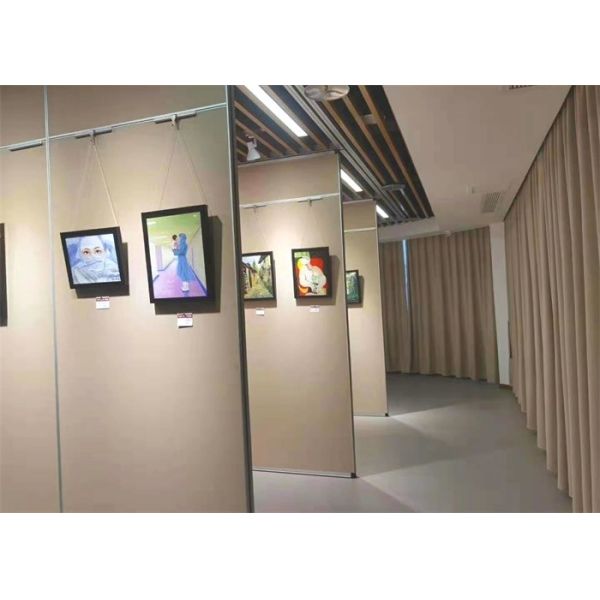 Quality Gallery Hanging Mobile Partition Wall Display Board Modular Partition Wall for sale