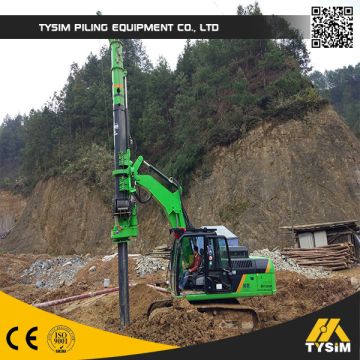 Quality TYSIM KR50 Mini Hydraulic Drilling Machine Rig Tysim Piling Equipment Low Noise for sale