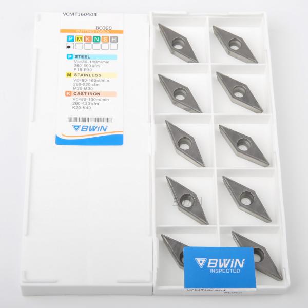 Quality Vcmt 160408 Turning Carbide Inserts Stainless Steel Tool Cnc Lathe Insert for sale