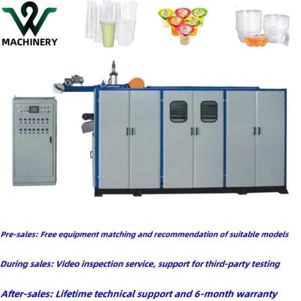 Quality Fully automatic Plastic Teacup Thermoforming Machine for sale