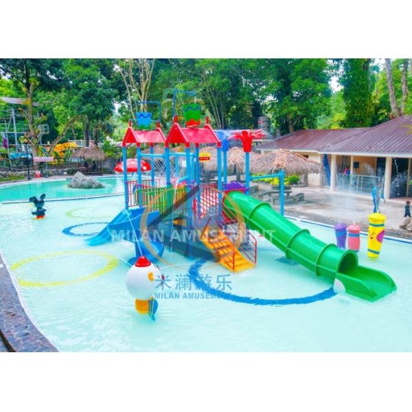 Quality 5-7m Height Funny Water Park Water House Playground Equipment For Kids for sale