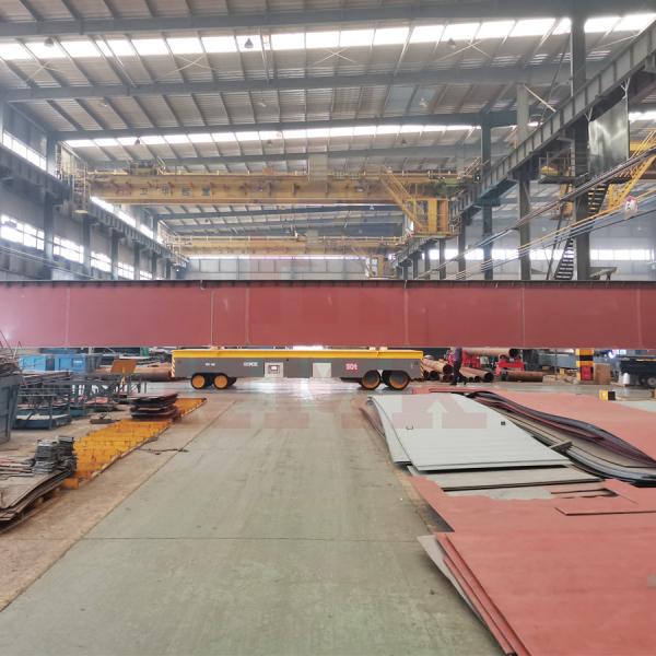 Quality 50 Tons Steerable Trackless Transfer Trolley Remote Control Mold Plant Battery for sale