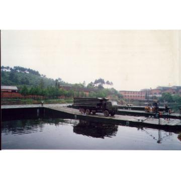 Quality L6m Passage Tempoary Floating Bridge Steel Trestle Bridge for sale