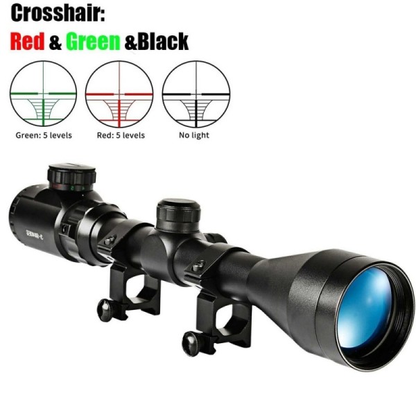 Quality Green Illuminated Air Rifle Sniper Scopes Sight 3-9x40EG Optic Hunting Riflescope for sale