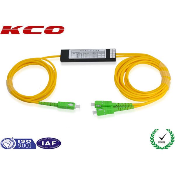 Quality SC / APC Single Mode Dual Windows FBT Splitter 1*2 G657A SM Coupler for sale