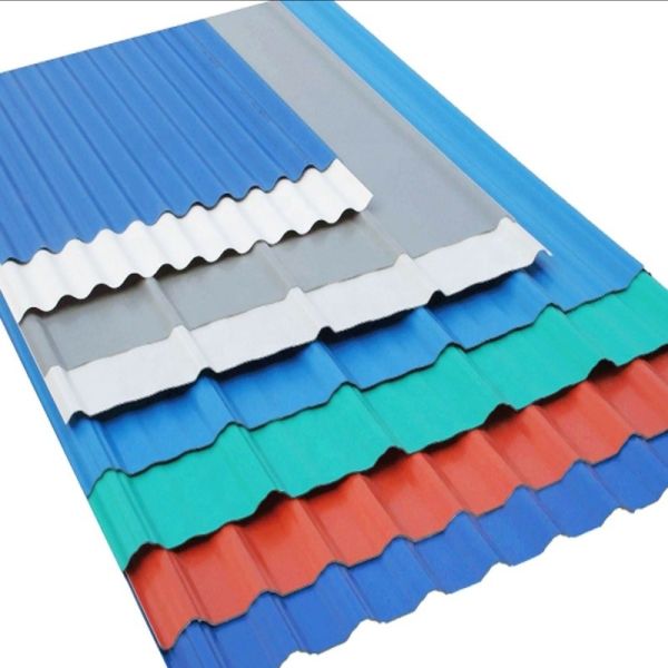 Quality Color Coated PPGI Corrugated Sheet 1400mm - 1799mm Corrugated Metal Roof Panels for sale