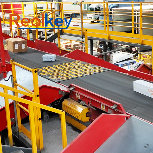 Quality Efficient Goods Classification Swivel Wheel Sorter Single / Double Sided Sorting for sale