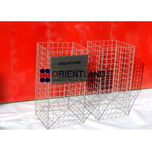 Quality Welded Wire Stone Gabion Pillars / Gabion Columns As Decorative Elements for sale