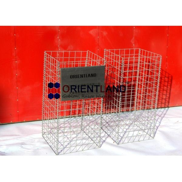 Quality Welded Wire Stone Gabion Pillars / Gabion Columns As Decorative Elements for sale