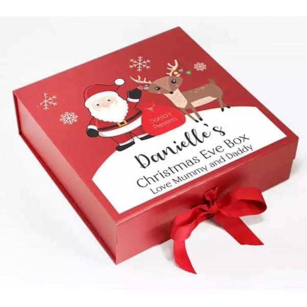 Quality Cardboard Christmas Eve Sweet Box Gravure Printing Custom Logo for sale