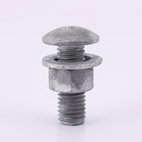 Quality Custom Round Head Bolts Electro Galvanized Guardrail Bolts for sale