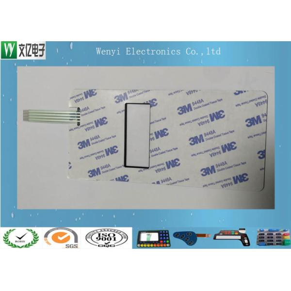 Quality Textured Matte Finish Overlay Flat Membrane Switch With 9448A Back Adhesive for sale