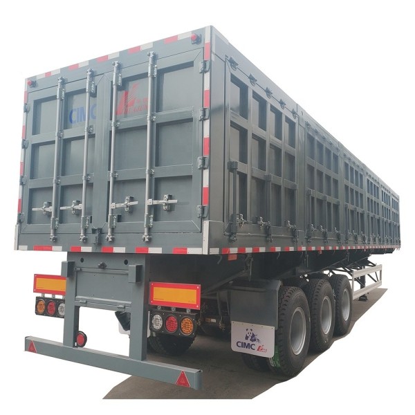 Quality CIMC HUAJUN Two Side Dump Semi-Trailer Heavy Duty with Two Function Hydraulic for sale