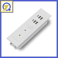 Quality ETL Certified US Standard 2-Position Furniture Power Socket with Type-C Fast for sale