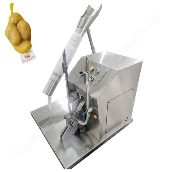 Quality Manual Type Fruit Mesh Bag Packing Machine Fruit Mesh Net Bag Packing Machine for sale
