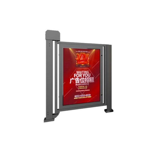 Quality 25W Brushless DC Motor Advertising Barrier Gate with Cold Rolled Steel and 180 Degrees Opening Angle for sale