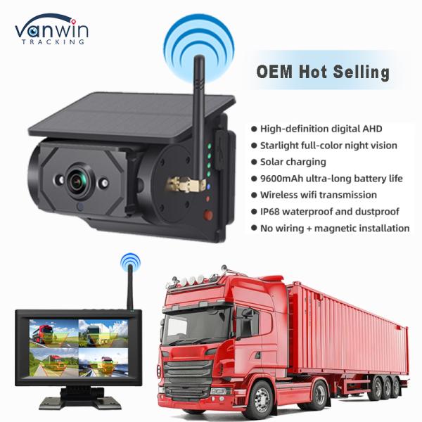 Quality Solar Powered WiFi Backup Security System Waterproof CCD Image Sensor Dash Cam for sale