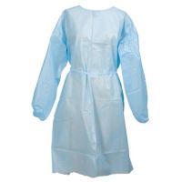 Anti Dust Disposable Isolation Gown Non Porous Ventilation Block Infection