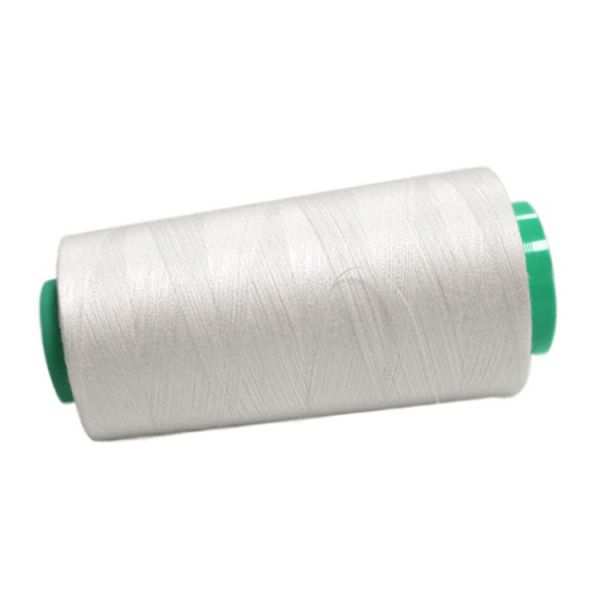 Quality 40/2 Spun Polyester Sewing Thread White Uv Resistant Sewing Thread for sale