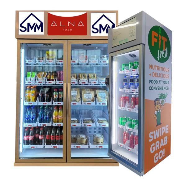 Quality Smart Weight Sense Mini Vending Machine For Drinks , Fruits, office vending machine, juice vending machine, Micron for sale