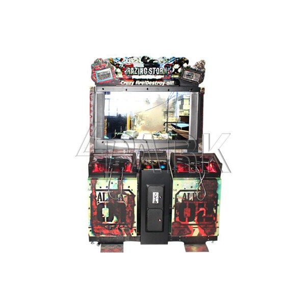 Quality Malaysia  Gun Fire Arcade Game Razing Storm Adult arcade game machine for sale for sale
