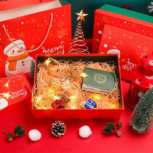 Quality Cardboard Hardcover Christmas Packaging Boxes Any PMS Color for sale