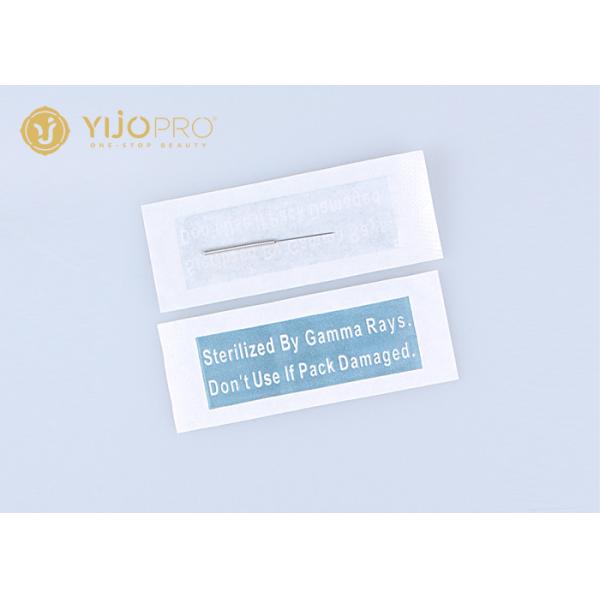 Quality 1 Round Liner Permanent Makeup Needles , Disposable Merlin Tattoo Needles for sale