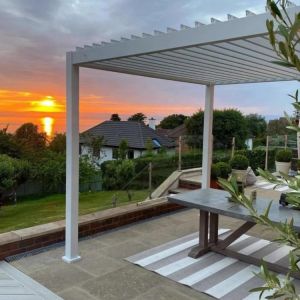 Quality Electric Outdoor Aluminium Canopy Modern 3x3 Pergola X Cost Gazebo Patio Tent for sale
