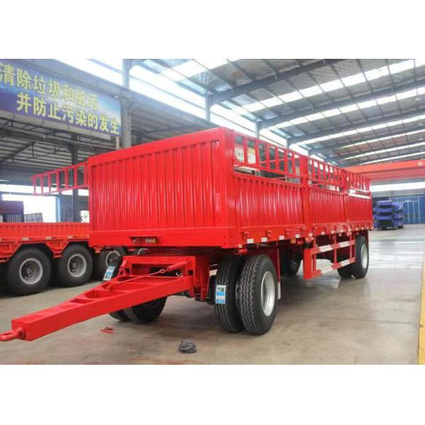 Quality 2/3 Axle Timber Transport Truck Trailer Loading Durable Design Full Trailer for for sale