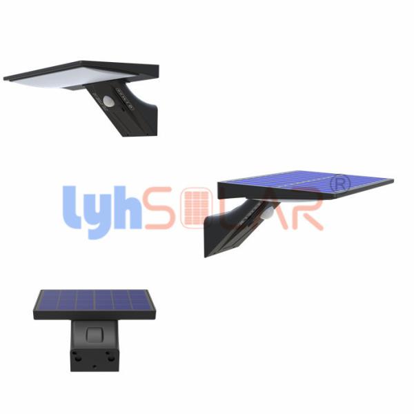 Quality 4.2W Bright Solar Wall Light With Motion Sensor Ip65 Waterproof Security Lamp for sale