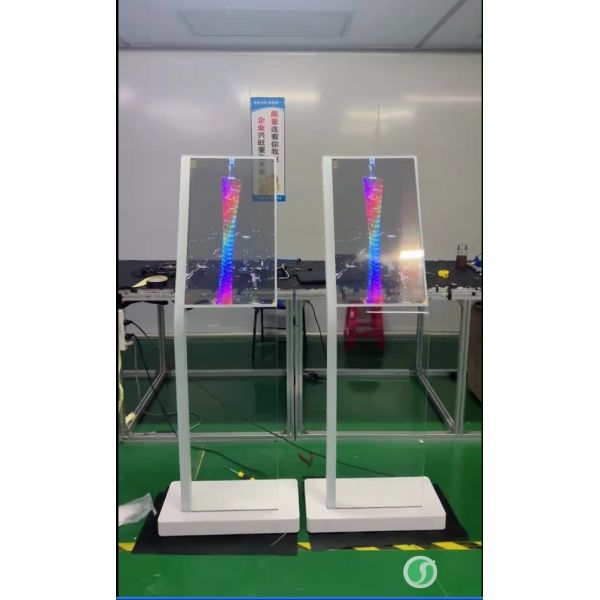 Quality 30 Inch Transparent OLED Display Module With Touch Panel 1366*768 Dots RS232*1 for sale