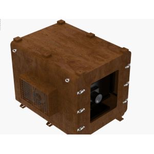 Quality outdoor projector housing Galvanized Sheet Wall Mounted Cabinet Type Air for sale