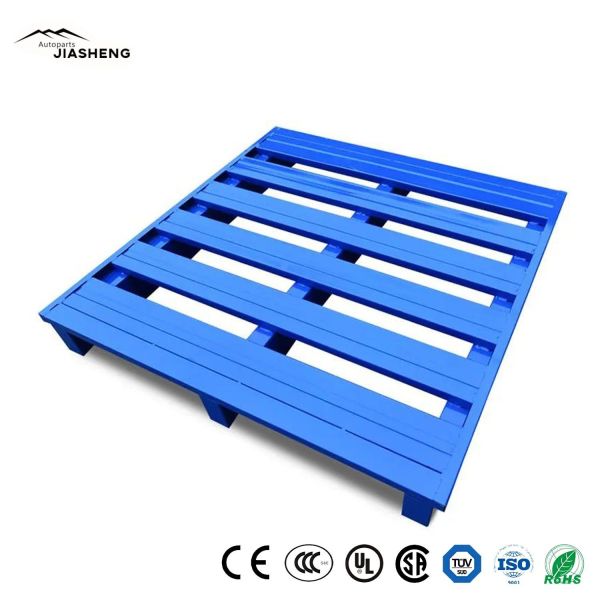 Quality                  4 Way Single Faced Corrugated Metal Pallets Suppliers Blue Logistics Iron Pallet Statted Type Steel Pallet Metal Tray Global Hot Sell              for sale