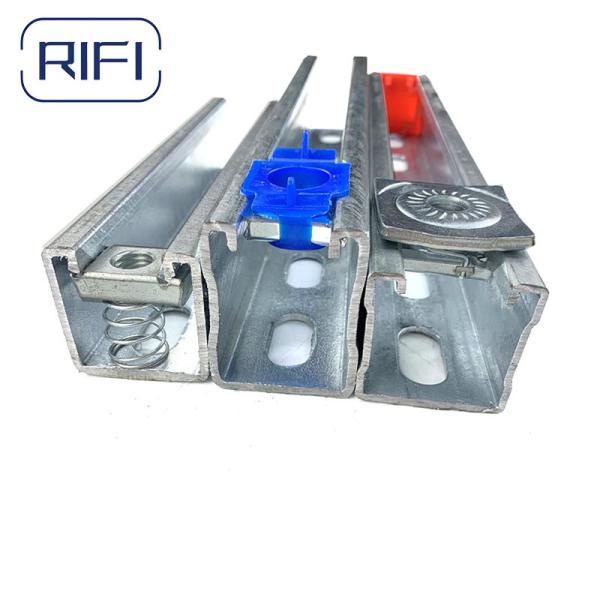 Quality 1 5 8 Unistrut 14 Gauge Silver Finish For C Industry S Efficiency And Reliabilit for sale